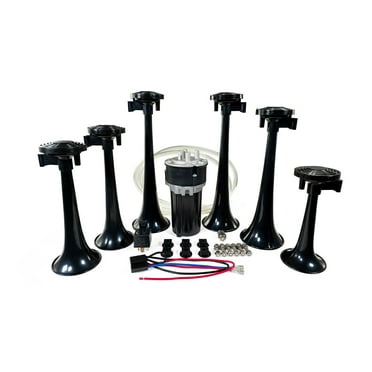 Hadley Horns H00977N Twin Rectangular Horn Kit - Walmart.com