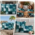 Abstract Geometric Outdoor Waterproof Pillow Covers, Vintage Minimalist ...