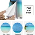 Peel and Stick Wallpaper clean white beach Modern Art Wall Mural Decor ...