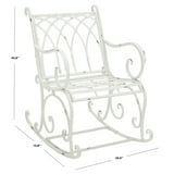 SAFAVIEH Medrano Outdoor Patio Rocking Chair, Antique White - Walmart.com