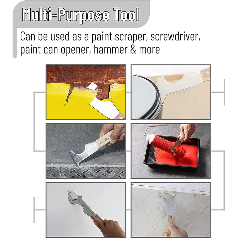 Paint Scraper In Use