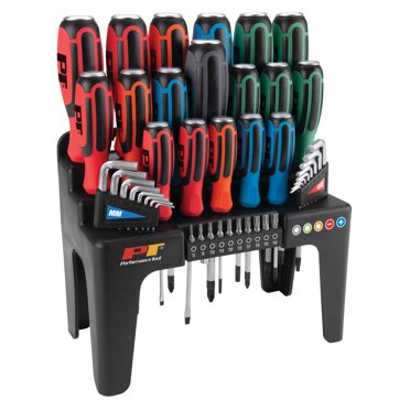 Free Shipping! Performance Tool W1726 26pc Screwdriver set w/ rack ...