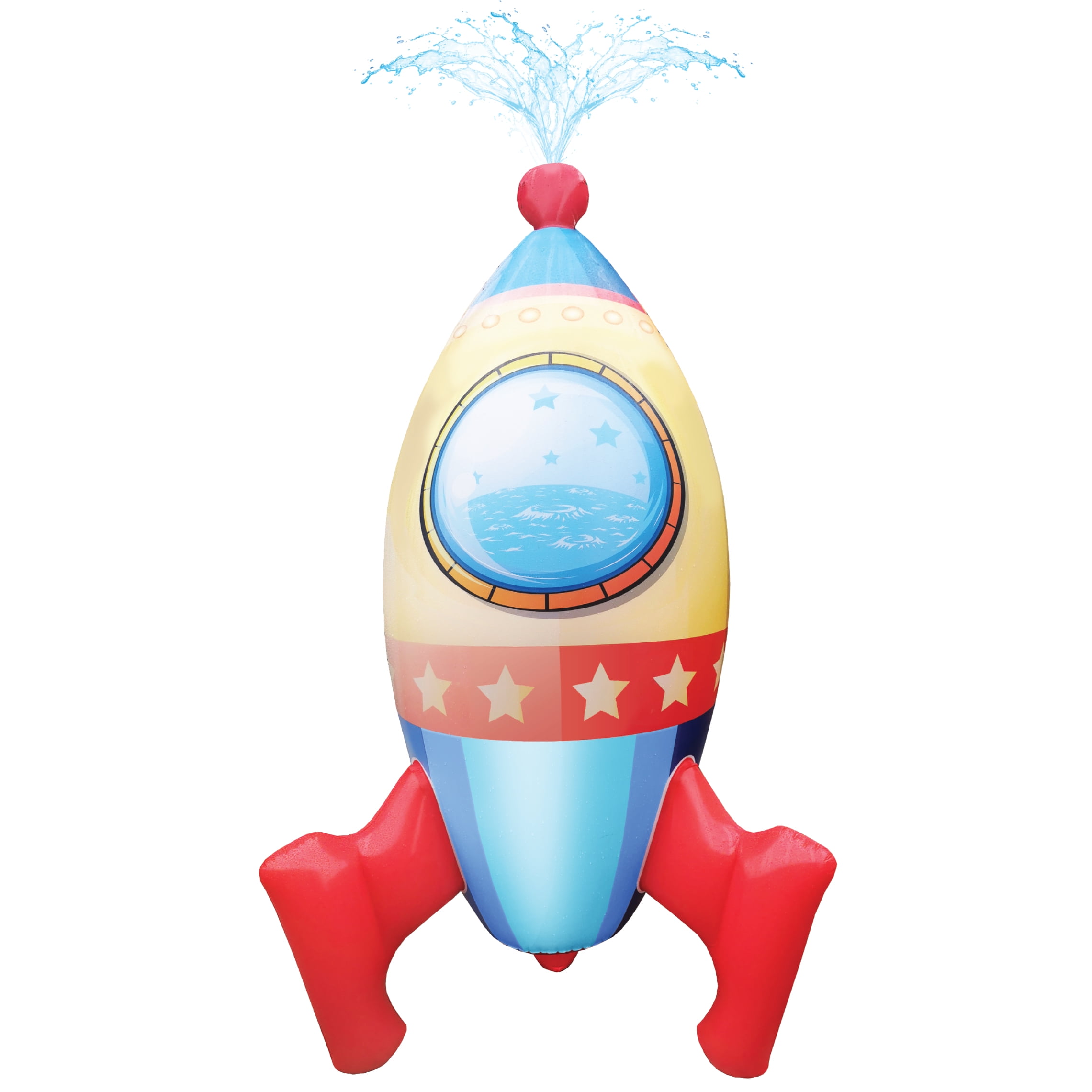 INFLATABLE SPRINKLER- ROCKET SHIP - Walmart.com