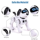 SUPER JOY Voice Control Robot Dog Toy, Interactive & Smart Dancing, LED ...