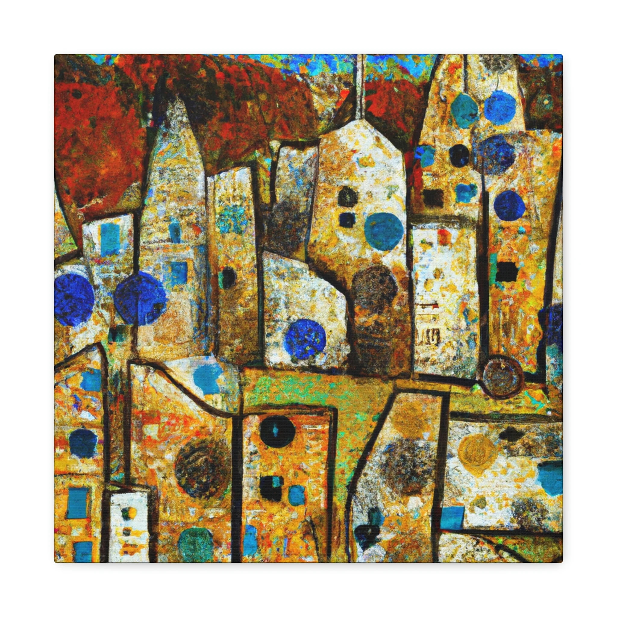 Expressionist Pointillism - Canvas - Walmart.com