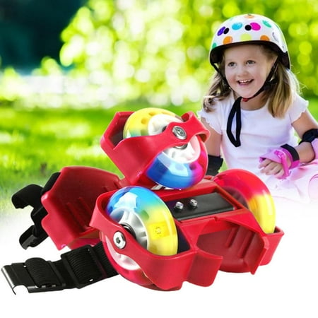 Heel Wheel Skates with Lights Heel Wheel Skates with Adjustable Roller ...
