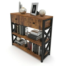 Convenience Concepts Omega Console Table with Shelf, Coral - Walmart.com