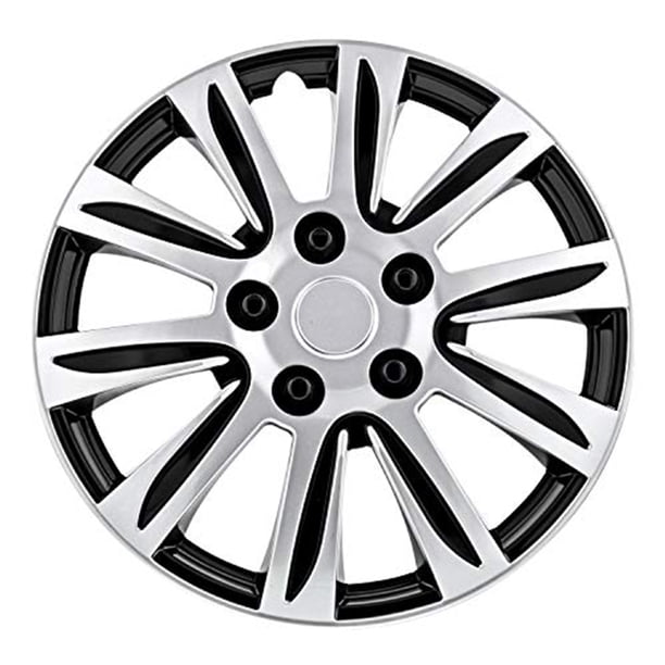 Pilot Automotive 14" Premier Wheel Covers Universal Hubcaps Silver ...