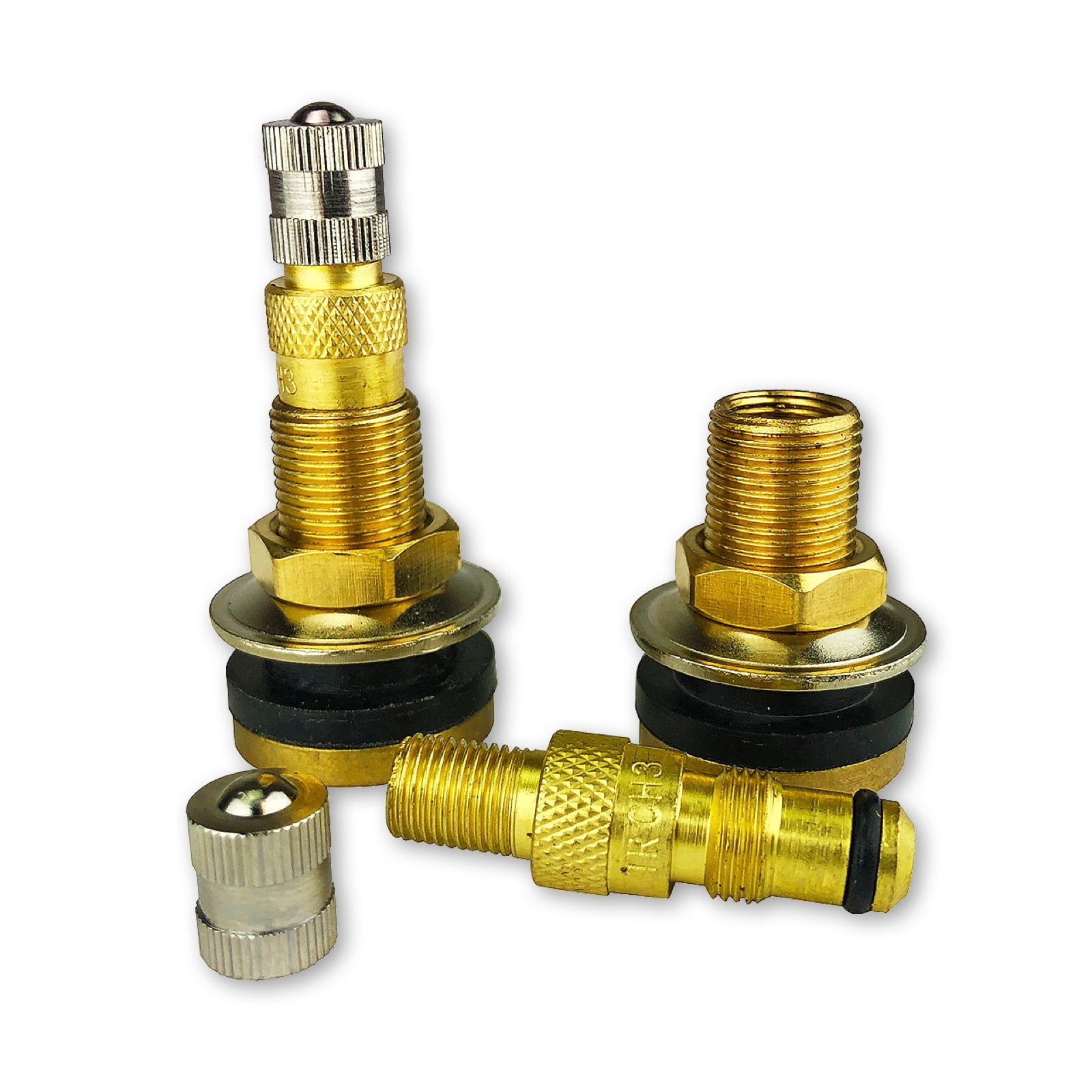 Pair of Two TR618A Brass Air and Liquid Valve Stems for Industrial and ...