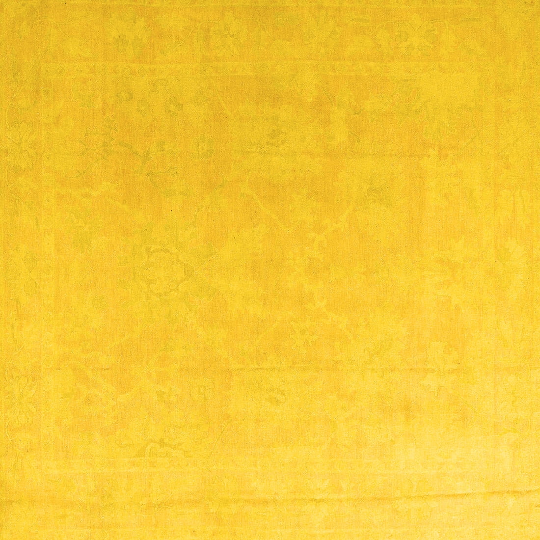 Ahgly Company Indoor Square Abstract Yellow Modern Area Rugs, 6' Square ...