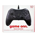 onn. Wired Controller for Nintendo Switch - Black - Walmart.com