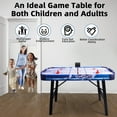 Foldable 3 in 1 Game Table Air Hockey,Shuffleboard,Bowling for Family ...