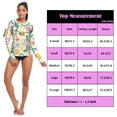 Cartoon Doddle Line Art Women's Rash Guard Shirts UPF 50+ Sun ...