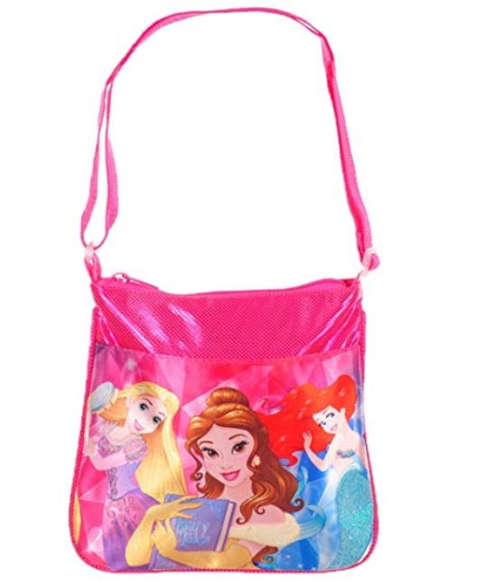 Disney Princess Shoulder Purse Featuring Rapunzel, Belle & Ariel ...