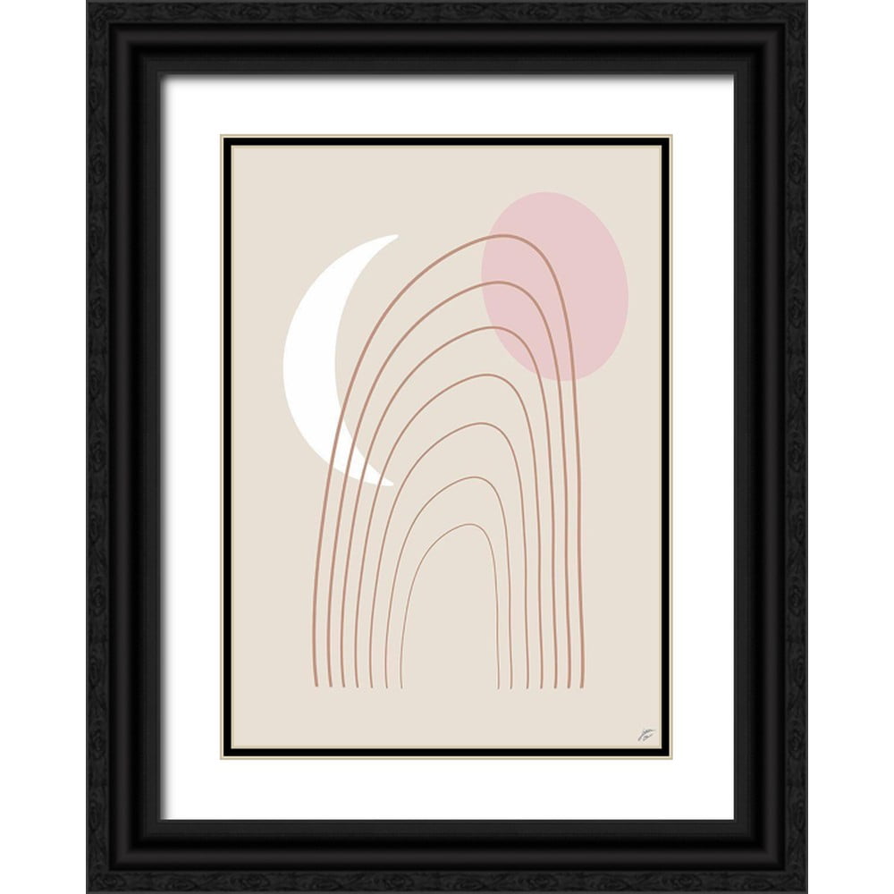 Lee, Judson 11x14 Black Ornate Wood Framed with Double Matting Museum ...