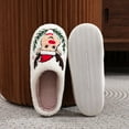 BERANMEY Cute Christmas Slippers for Women & Men Plush Fuzzy Holiday ...
