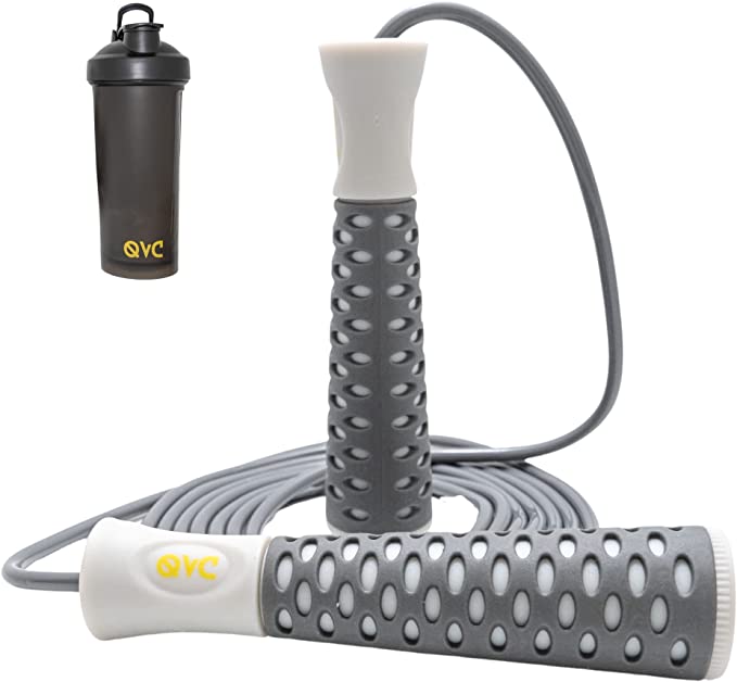 QVC Jump Rope- with LIMITED SHAKER BOTTLE 20oz- Adjustable Length ...