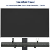 Universal Soundbar Bracket Mount TV Sound Bar Holder Hanger Stand ...