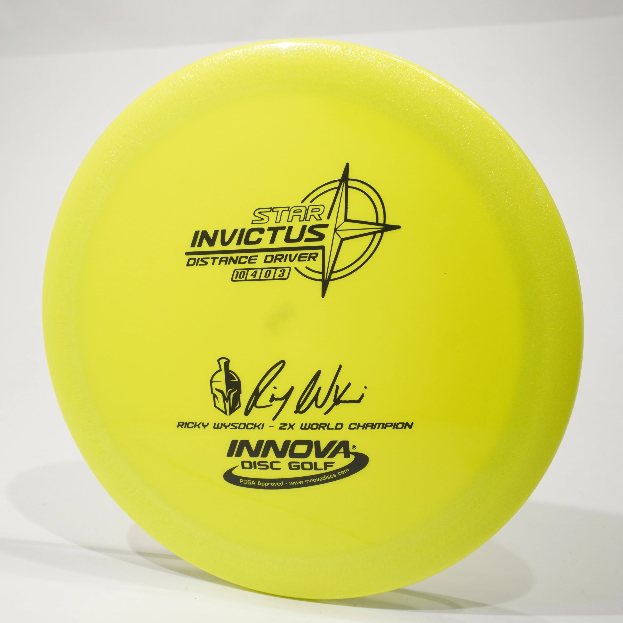 Innova Invictus (Star) Ricky Wysocki Signature Driver Golf Disc ...