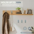 20PCS Heavy Duty Metal Wall Hooks, Coat Hooks for Hanging - Single ...