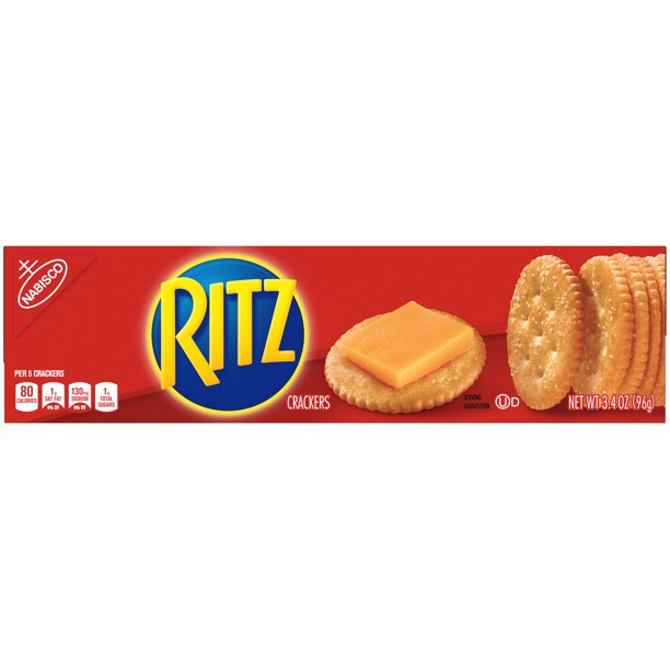 Nabisco Ritz Crackers, 3.47 OZ - Walmart.com - Walmart.com