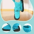 Ballet Slippers Warm Up Booties Dance Shoes Adjustable Laceup Cotton ...