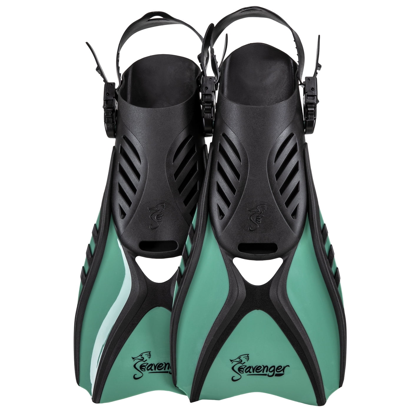 Seavenger Voyager Snorkeling Fins / Flippers (Seafoam Green, Small ...