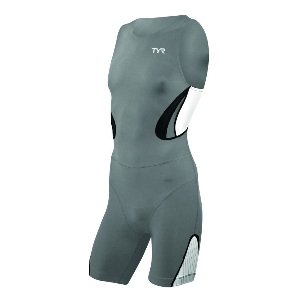 TYR Men's Carbon Zipper Back Short John Trisuit W/Pad - Walmart.com