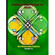 Geometric Patterns Mindless Coloring Book : Adults beginning coloring ...