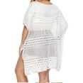 Plus Size Swimsuit Cover Up for Women Summer Crochet See-Through ...