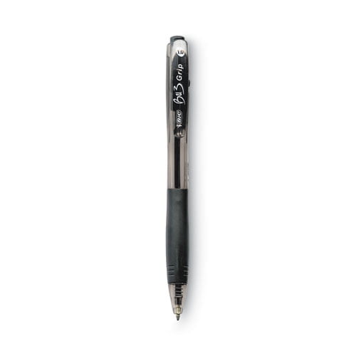 Bu3 Ballpoint Pen, Retractable, Bold 1 Mm, Black Ink, Black Barrel ...