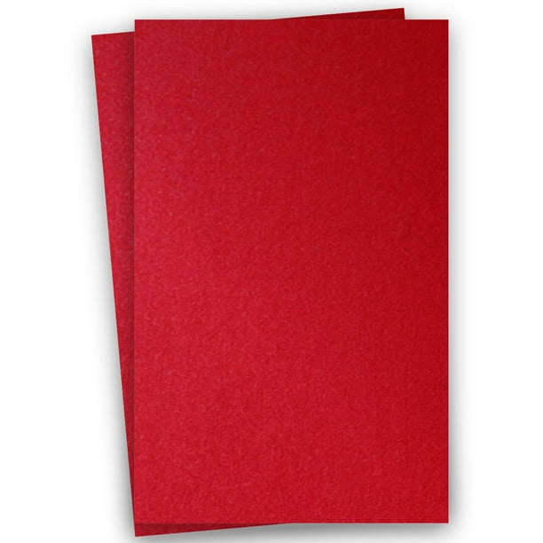 Metallic JUPITER RED 11X17 (Ledger) Paper 105C Cardstock - 100 PK ...