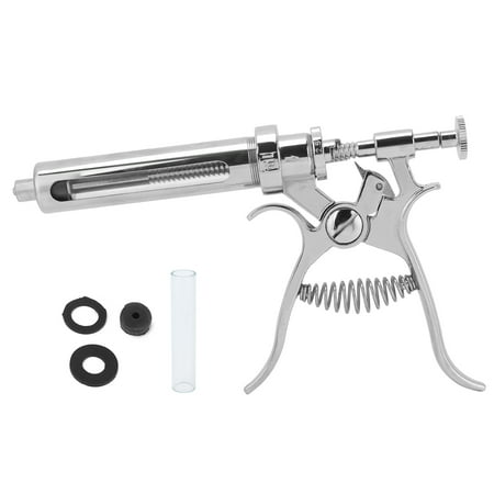 SemiAutomatic Metal AntiRust Livestock Injection Syringe for Veterinary ...