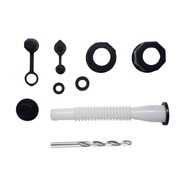 Colaxi Gas Can Spout Replacement Fuel Can Spout with Drill Bit Gas Tank ...