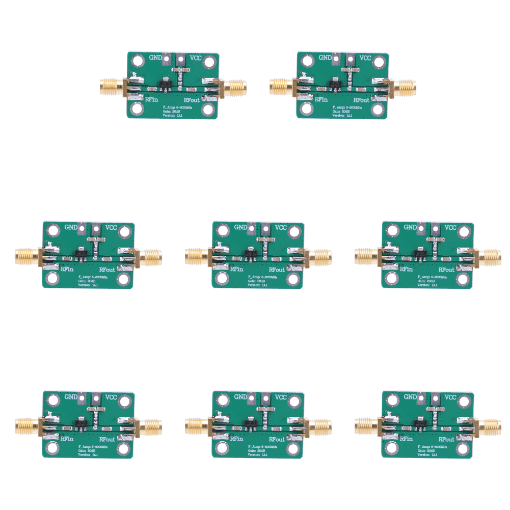 Módulo amplificador RF 5-6000MHz ganancia 20dB banda ultraancha placa ...
