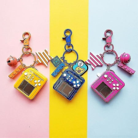 Cute Mini Classic Game Machine Retro Nostalgic Game Console Keychain ...