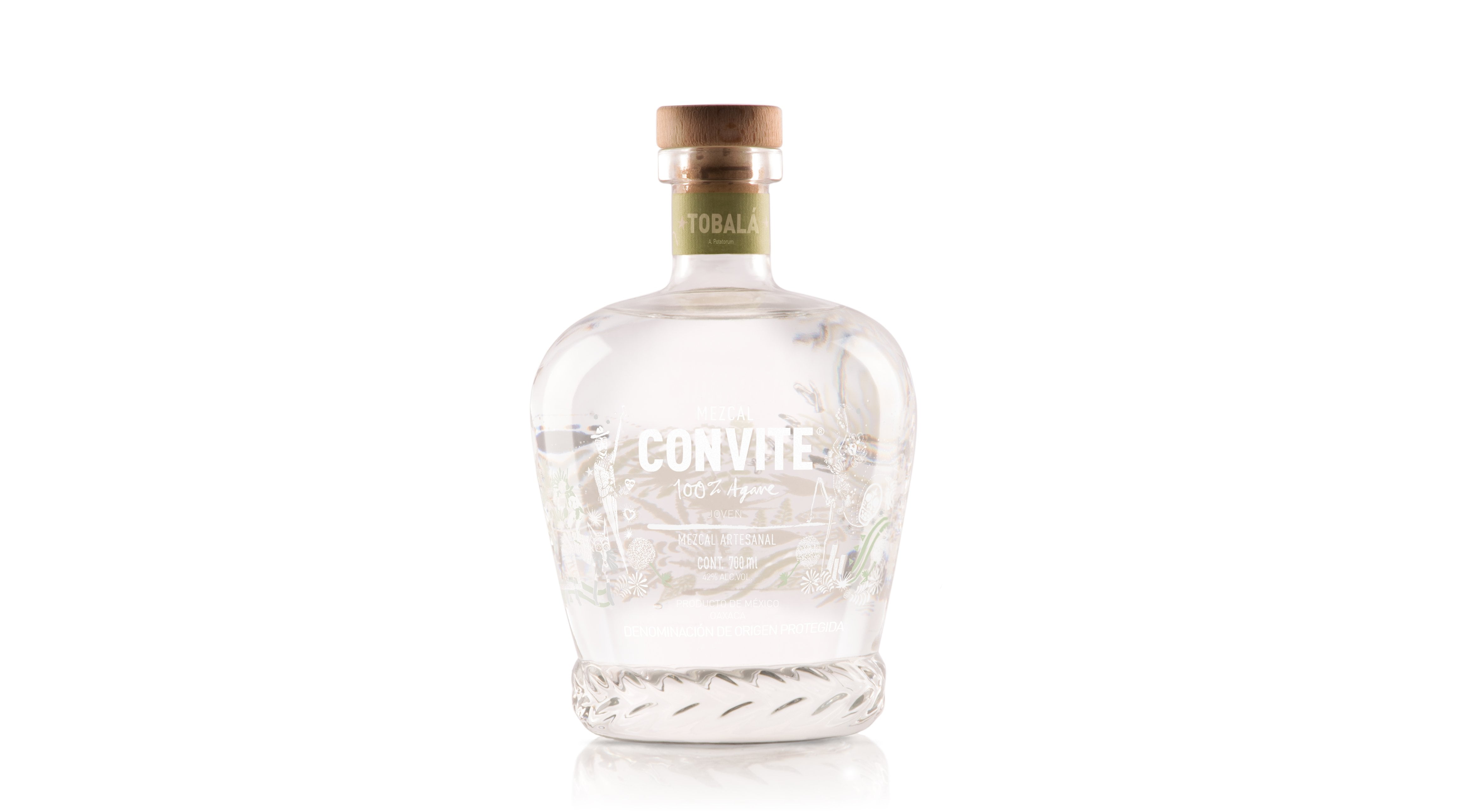 Mezcal Convite Tobalá 700 ml Vid Mexicana Mezcal | Bodega Aurrera en línea