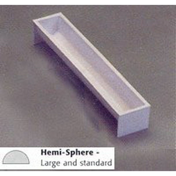 Plastic Log Mold 19" L. X 2 3/4" W. - Large Hemi-sphere - Walmart.com ...