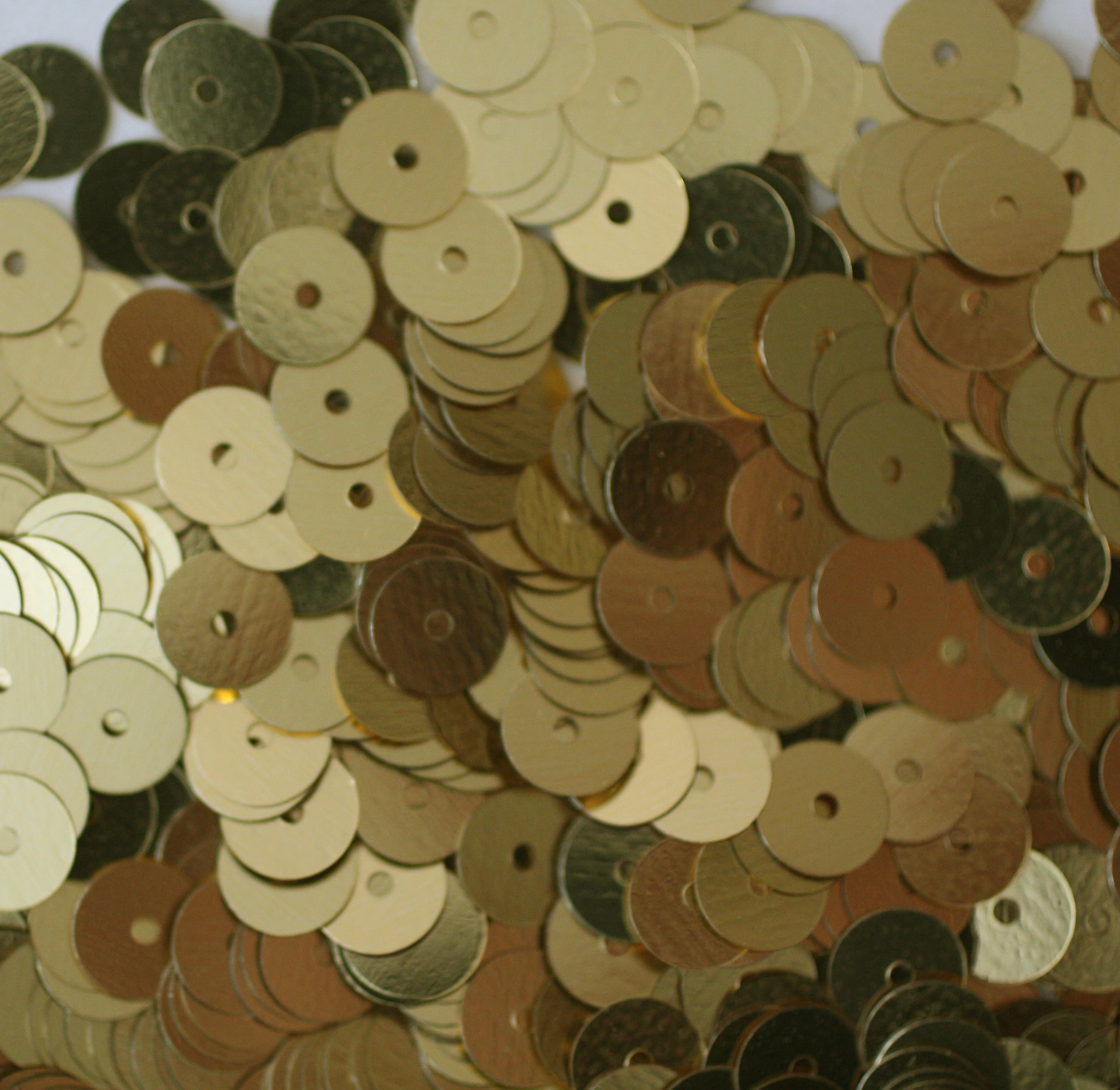 Gold Sequins 6mm Shiny Metallic Made in USA - Walmart.com