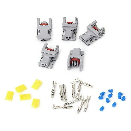 5 Sets 2 Pin Waterproof Connector For Delphi 10811963 Fuel Diesel ...