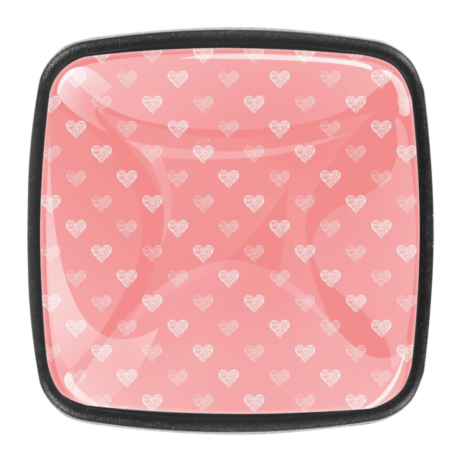 4 Pcs Square Cabinet Handle Cupboard Knob Drawer Pulls Handle Pink ...