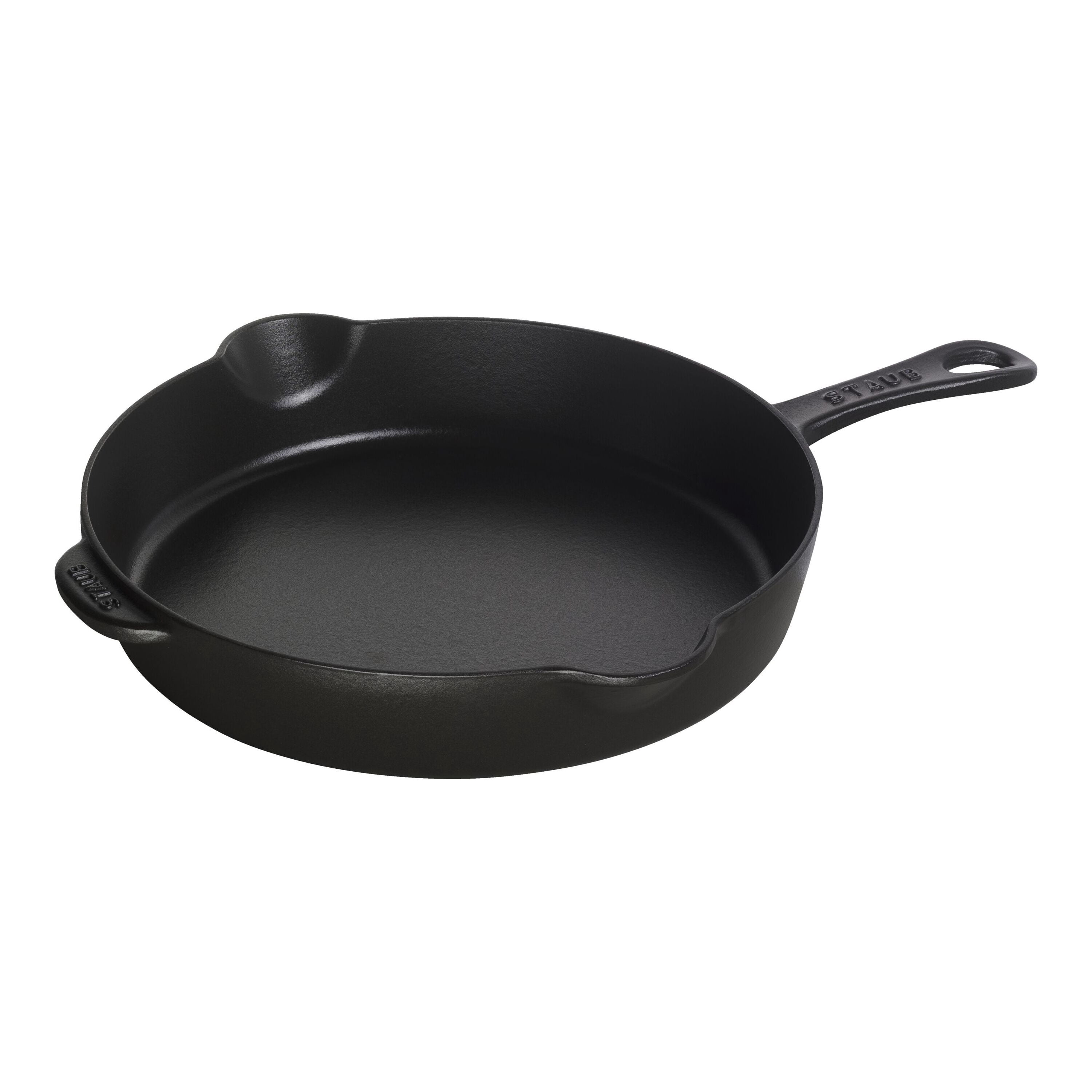 STAUB Pans 28 cm / 11 inch Cast Iron Traditional Deep Frypan, Black ...