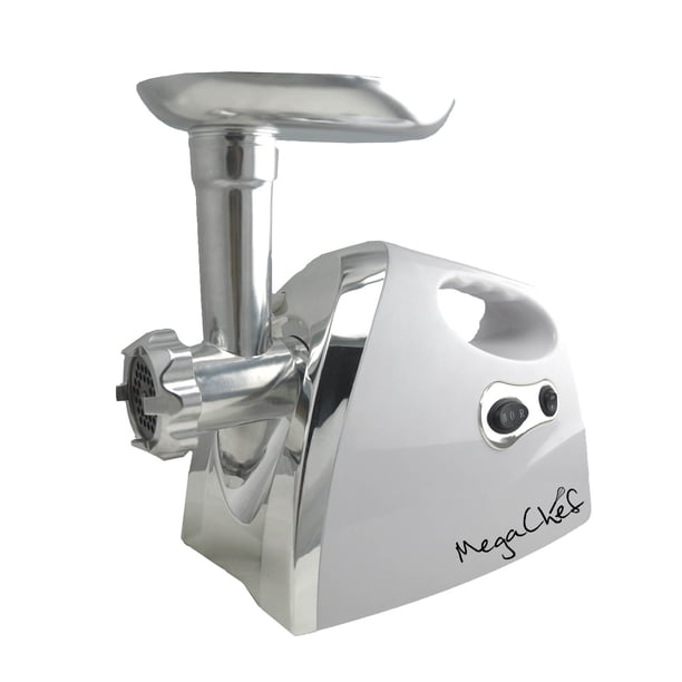 MegaChef 1200 Watt Powerful Automatic Meat Grinder for Household Use ...
