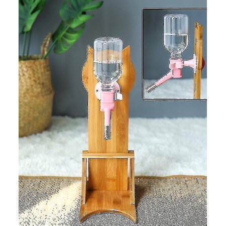 Water Feeder Dispenser Automatic Frame Stand Wood Adjustable | Walmart ...