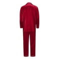 Aellinatey Christmas Pajamas for Family Silk Button Sleepwear Long ...