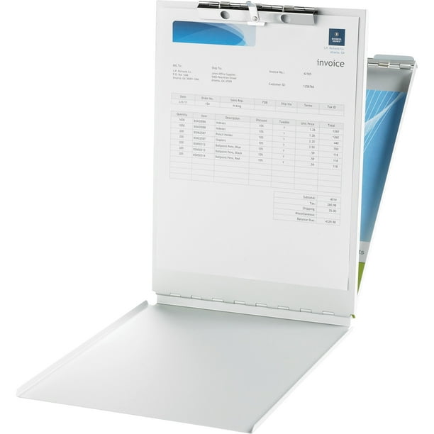 Business Source Aluminum Form Holder, Silver, 1 Each (Quantity ...