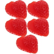 Vasefill 6-Pack Artificial Green Red Pear Pears Fruit Six Pieces Faux ...