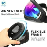 Deago Adult & Teens Winter Safety Ski Snowboard Goggles, UV Protection ...