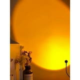 1pc ABS Projection Light, Modern Sun Pattern Sunset Lamp Projector For ...