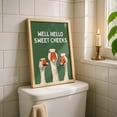 Affixzi Goose Wall Art, Hello Sweet Cheeks Print, Farmhouse Decor ...